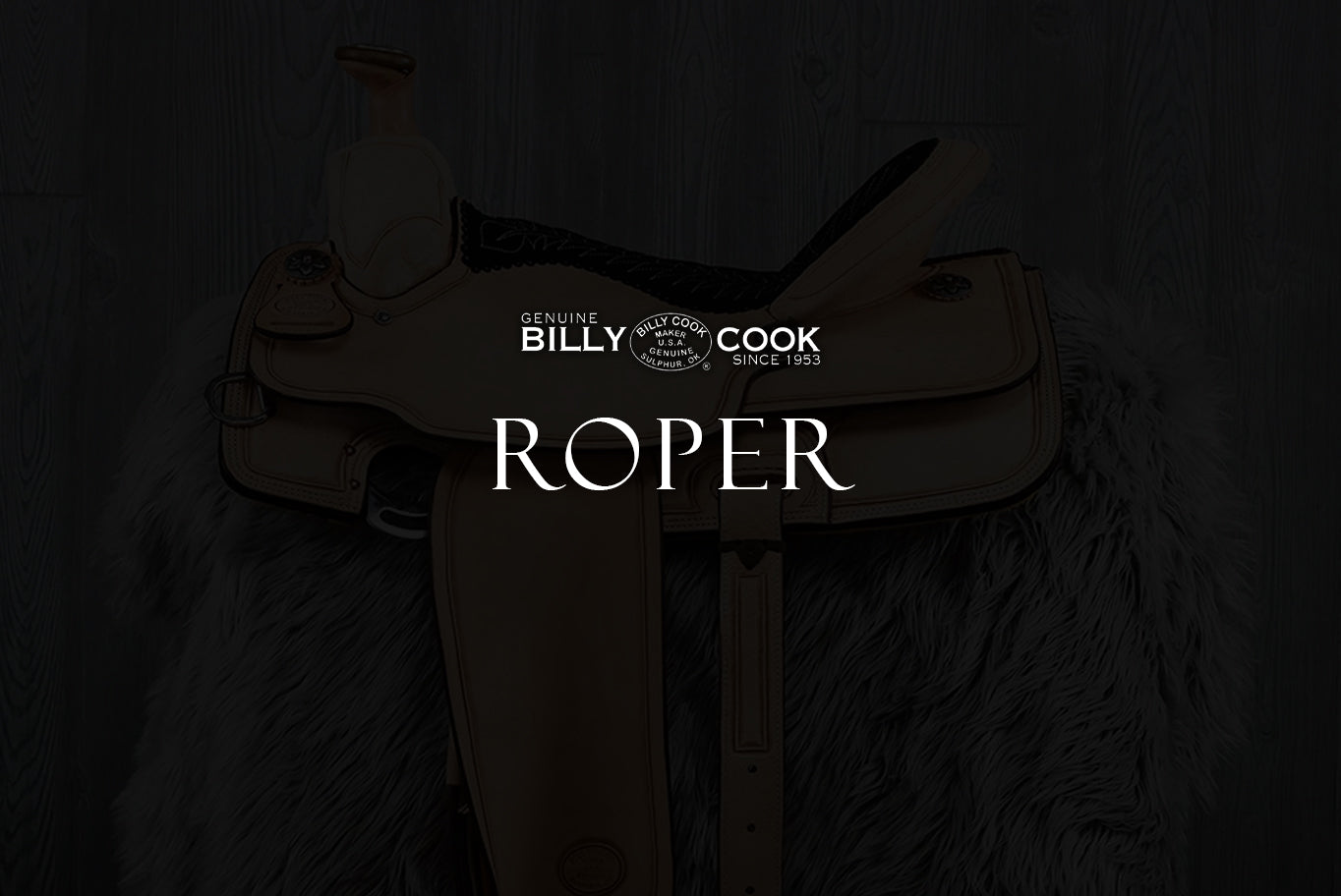 Custom Team Roper Western Saddles – Genuine Billy Cook
